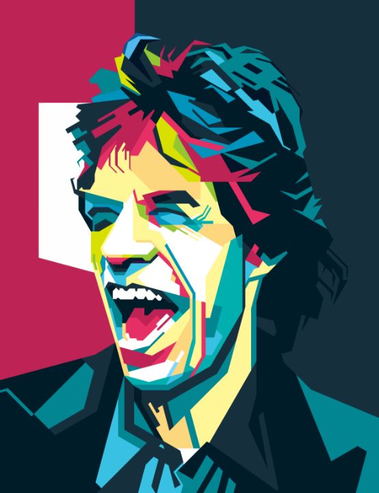 Mick Jagger Art