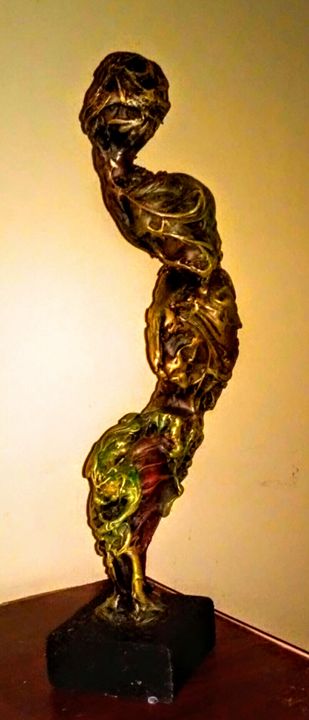 Arrived - Ronald Cadet - Sculptures & Carvings, Ethnic, Cultural, & Tribal, Caribbean - ArtPal