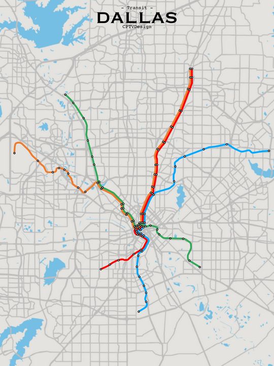 Dallas Light Rail Map Car Free Journey: Dallas, Part 2 – Ecocities