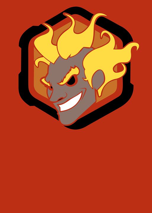 Junkrat Icon - SucculentBurger - Digital Art & AI, Fantasy & Mythology ...