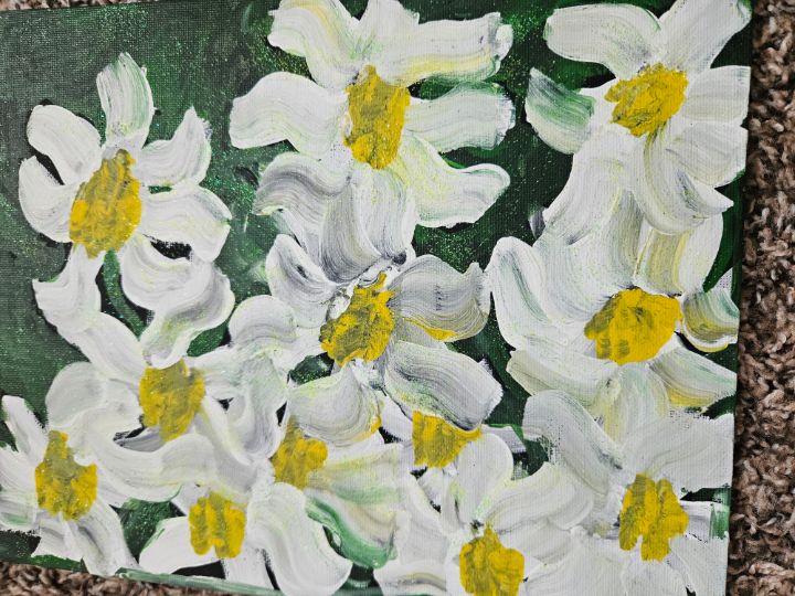 Flowers in the Spring - Art By Tish - Paintings & Prints, Flowers ...