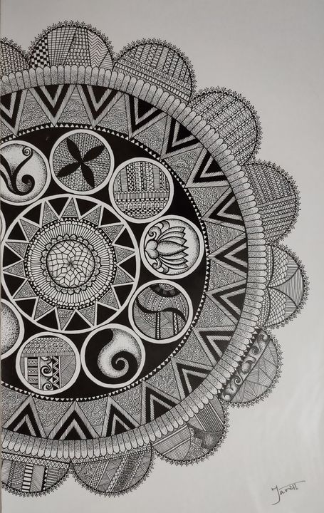 The Hidden Truth Mandala - Tanya Dayal - Paintings & Prints, Ethnic ...