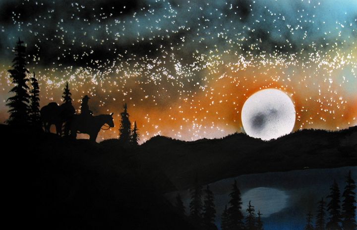 Another Beautiful Day at Lake Tahoe - Ed Moore - Paintings & Prints ...