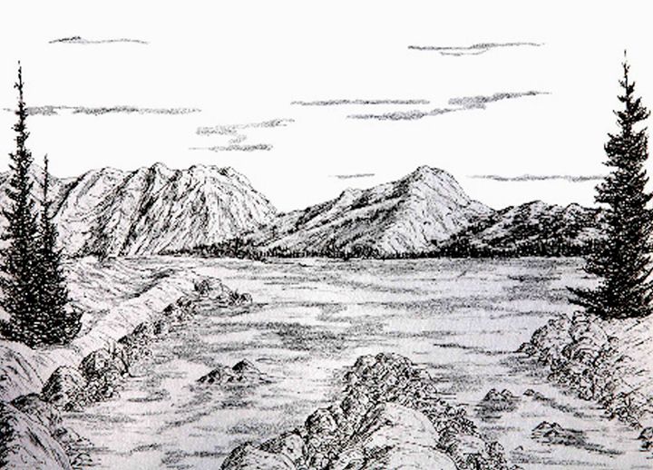 Desolation Wilderness 2 - Ed Moore - Paintings & Prints, Landscapes ...