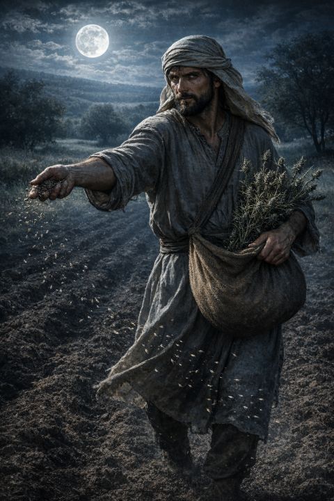 196 The enemy sowing weeds in Wheat - Pruitt Gallery - Digital Art & AI ...