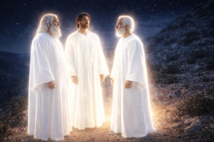 241 Jesus Moses and Elijah - Pruitt Gallery - Digital Art & AI ...