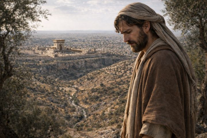 277 Jesus laments Jerusalem - Pruitt Gallery - Digital Art & AI ...