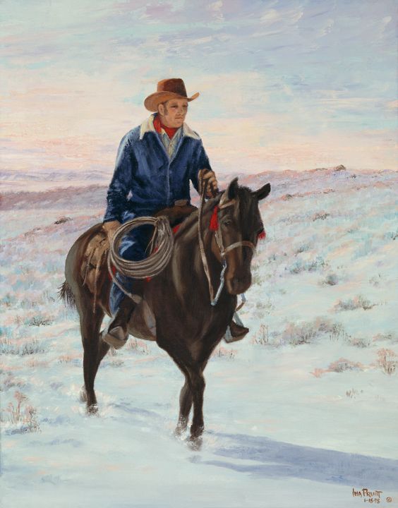 286 Cowboy - Pruitt Gallery - Paintings & Prints, People & Figures ...