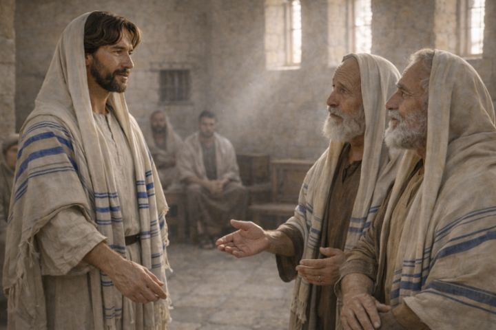 140 Two elders in Capernaum - Pruitt Gallery - Digital Art & AI ...