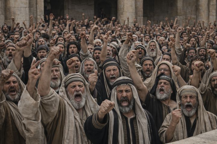 507 The Jews railed against Jesus - Pruitt Gallery - Digital Art & AI ...