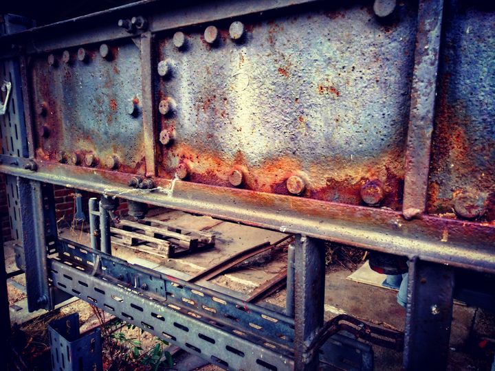 rusty industrial beams - EUGENE JONAI - Photography, Buildings ...