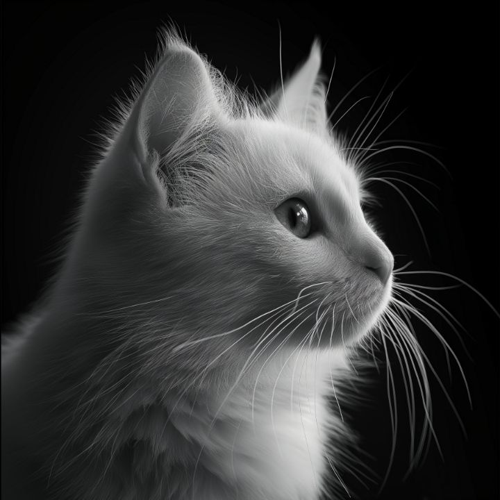 White kitten - Viktoriia Gladkova - Digital Art & AI, Animals, Birds ...