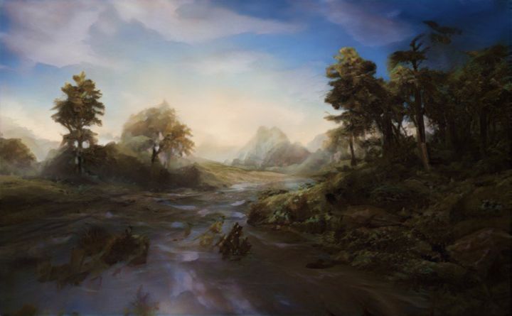 Riverbed - Galleria Straordinaria - Digital Art & AI, Landscapes ...