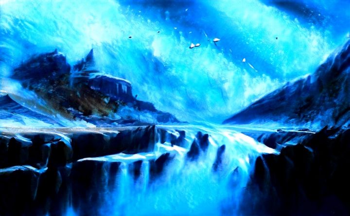 Cave Falls - Galleria Straordinaria - Digital Art & AI, Landscapes ...