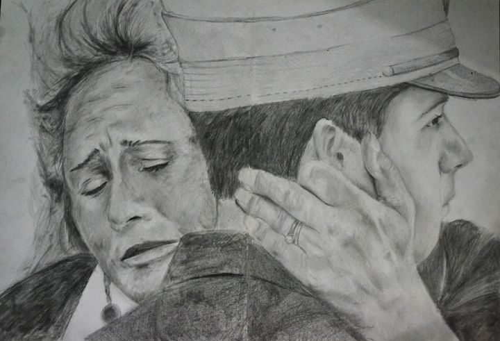 The grieving woman - stephatinus's Gallery - Drawings & Illustration ...