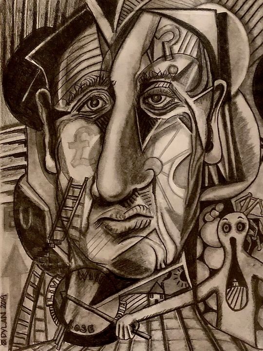 The Rebel - Dylan Gill - Paintings & Prints, Abstract, Figurative - ArtPal