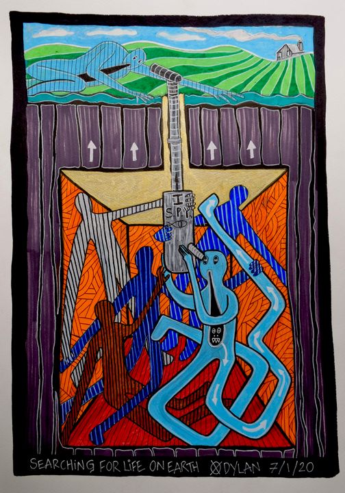 Searching for life on earth. - Dylan Gill - Paintings & Prints ...
