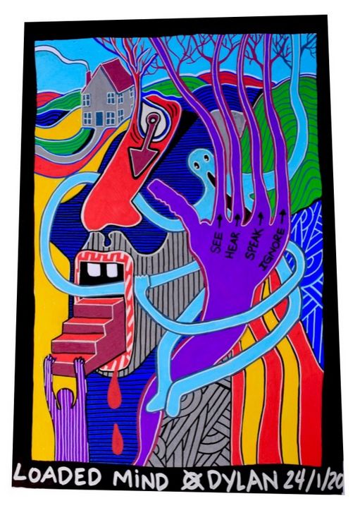 Loaded Mind - Dylan Gill - Paintings & Prints, Abstract, Figurative ...