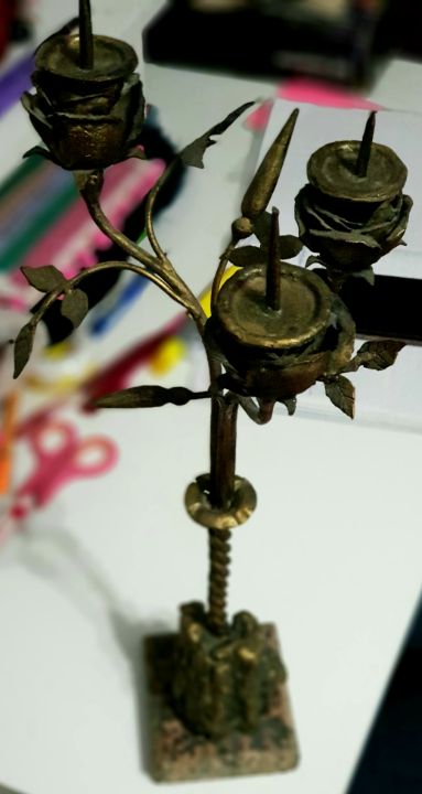 Bouquet of roses - Blacksmith - Sculptures & Carvings, Flowers, Plants ...