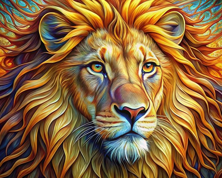 Majestic Lion - m rashed - Digital Art & AI, Animals, Birds, & Fish ...