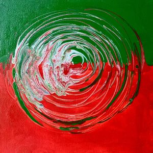 Eternal Circle 2 - Preetkriti - Paintings & Prints, Abstract, Geometric ...