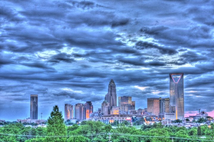 Charlotte Skyline 120505 HDR - Views Of Charlotte by CarlMillerPhotos ...