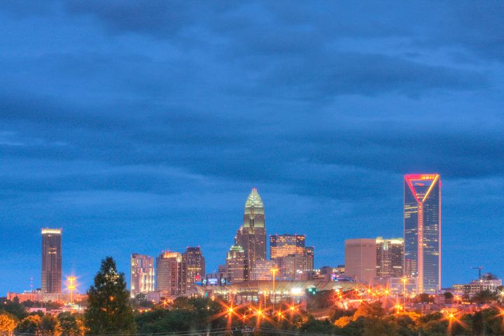 Charlotte Skyline 120505 - Views Of Charlotte by CarlMillerPhotos.com ...