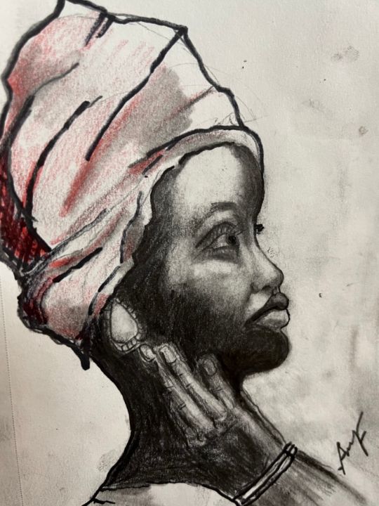 Thinking Sister - Brian Edward Gallery - Drawings & Illustration ...