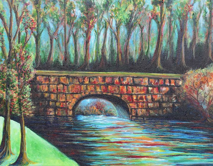Our Bridge - Brian Edward Gallery - Paintings & Prints, Landscapes ...