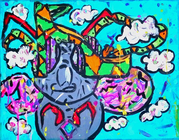 High Heel Sky Real - Andrea wells - Paintings & Prints, Abstract, Color ...