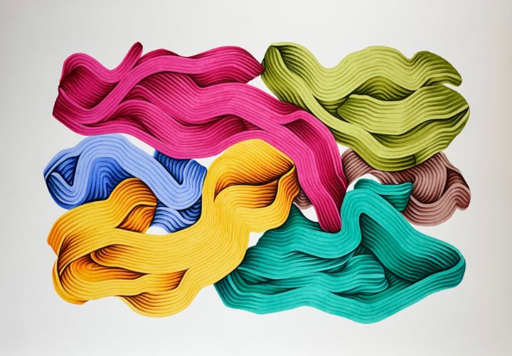 #325 - Paper and Markers - Drawings & Illustration, Abstract, Color ...