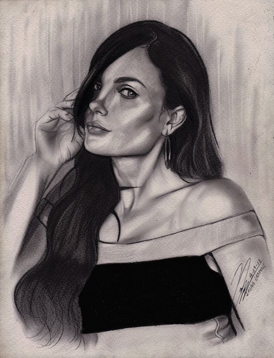 Laura Carmine Portrait - MosregArt - Drawings & Illustration, People ...