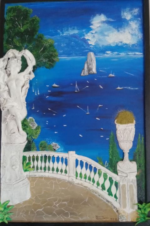 Capri Italy - Christina Art gallery - Paintings & Prints, Landscapes ...