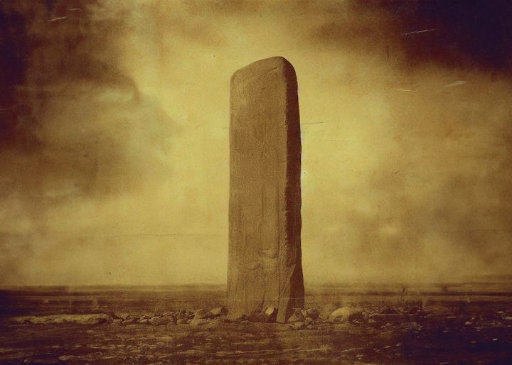 Antique Photograph of a Monolith on - Nurple Art - Digital Art ...