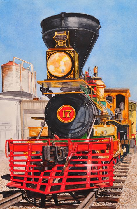 Engine 17, New Freedom, PA - John W. Walker Art - Paintings & Prints ...