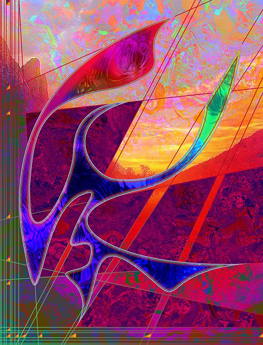 experiment.3.a.5 - Curtis R Doll Jr - Paintings & Prints, Abstract ...