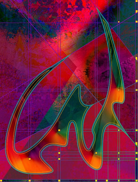 experiment.2.a.9.2 - Curtis R Doll Jr - Paintings & Prints, Abstract ...