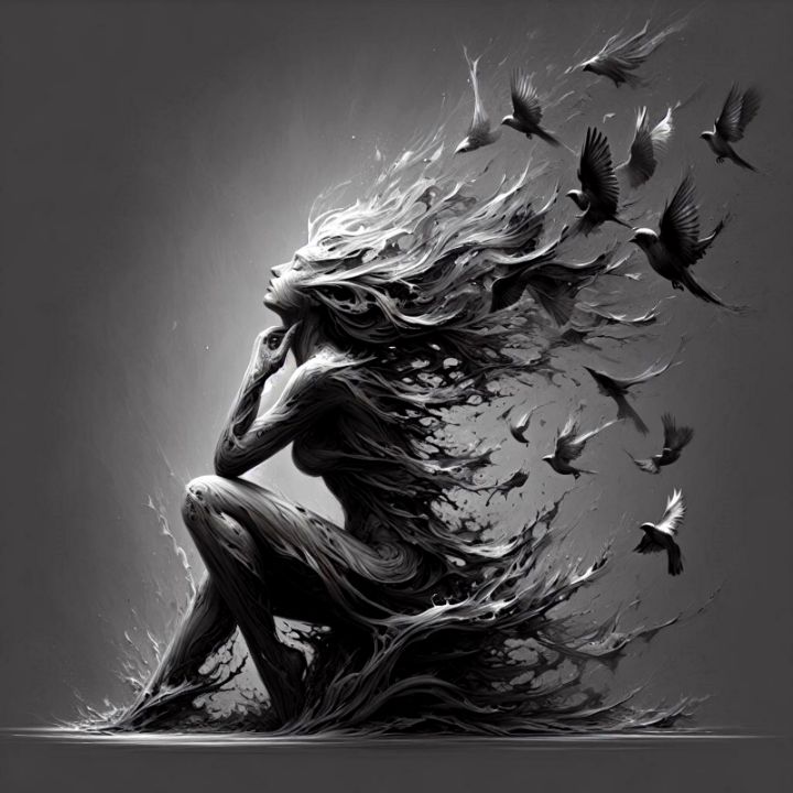 Flight of the Soul - AugmentADesigns - Digital Art & AI, Abstract ...