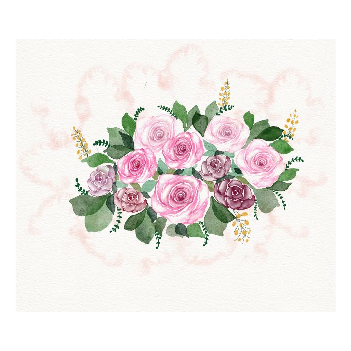 Delicate pink roses - Mitzi Lima - Digital Art & AI, Flowers, Plants ...