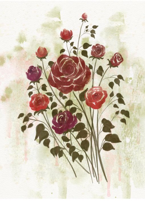 A bunch of roses - Mitzi Lima - Digital Art & AI, Flowers, Plants ...