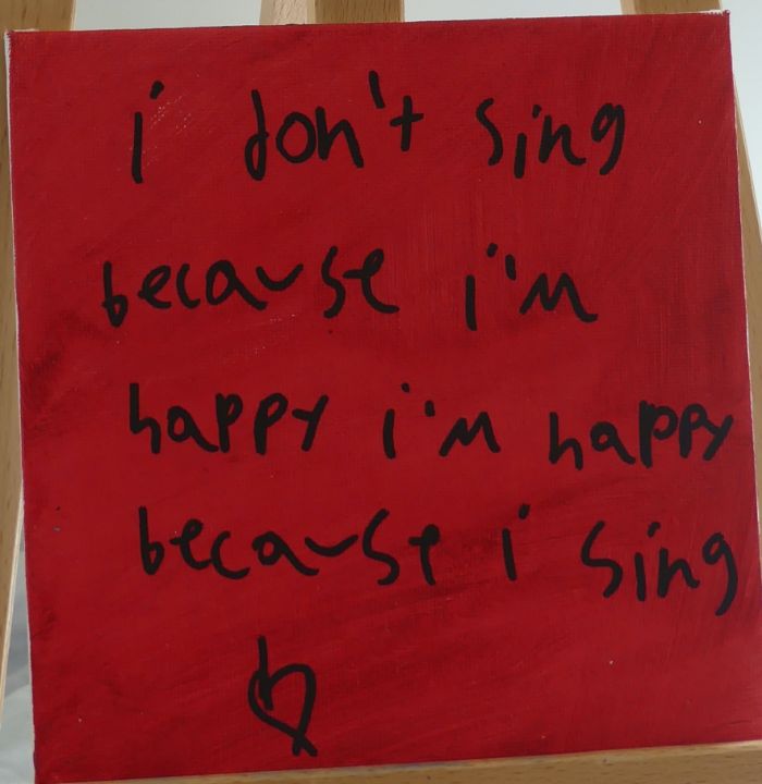 i don't sing - Marlowe's Art Window - Paintings & Prints, Entertainment, Other Entertainment ...