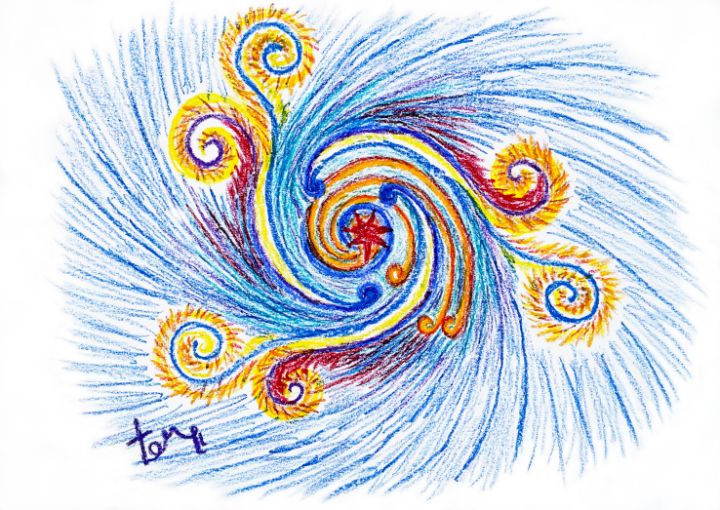 "Acceleration" - SatiTamall.Art Healing Energy Paintings - Drawings ...