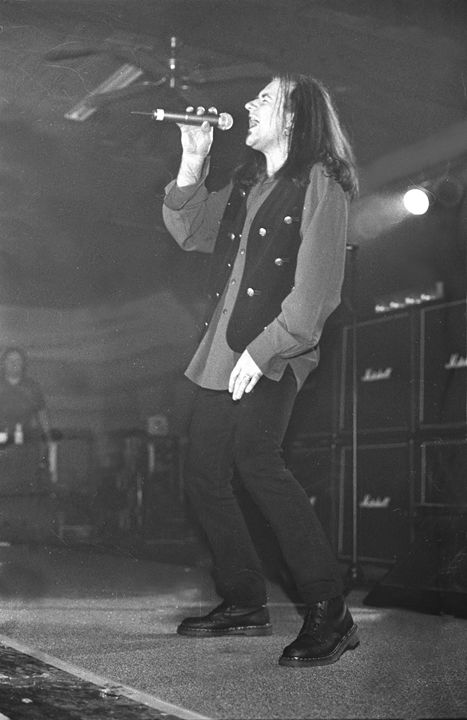 Black Sabbath Tony Martin BW Photo - Front Row Photographs ...