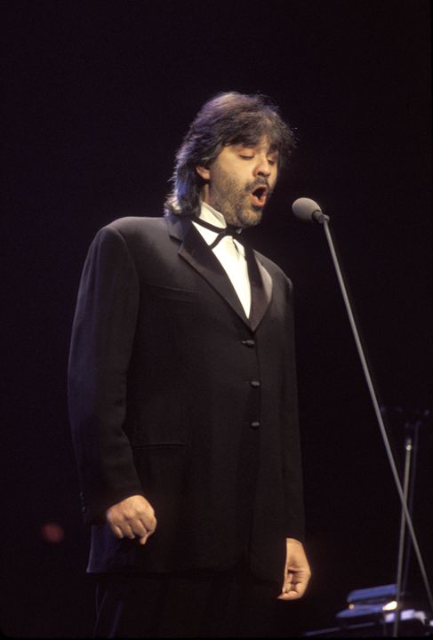 Singer Andrea Bocelli Color Photo - Front Row Photographs - Photography ...