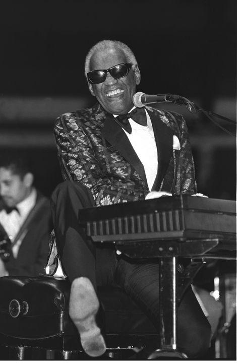 Musician Ray Charles BW Photo - Front Row Photographs - Photography ...