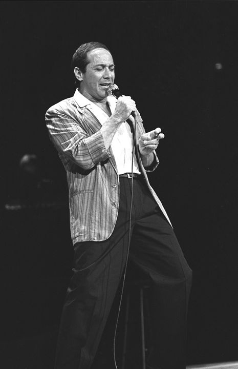 Singer Paul Anka BW Photo - Front Row Photographs - Photography ...