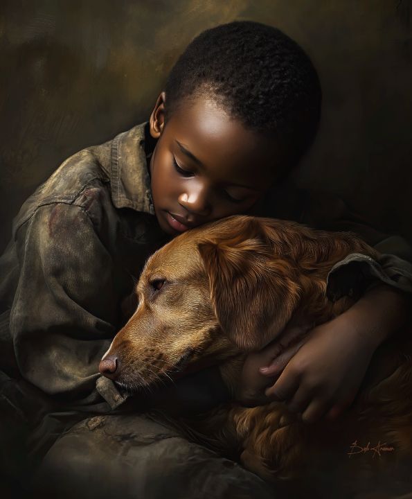 Unspoken Bond - Art By Bob Kramer - Digital Art & AI, Animals, Birds ...
