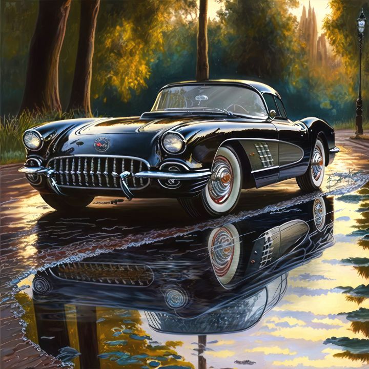 On A Sunday Afternoon - Art By Bob Kramer - Digital Art & AI, Vehicles ...