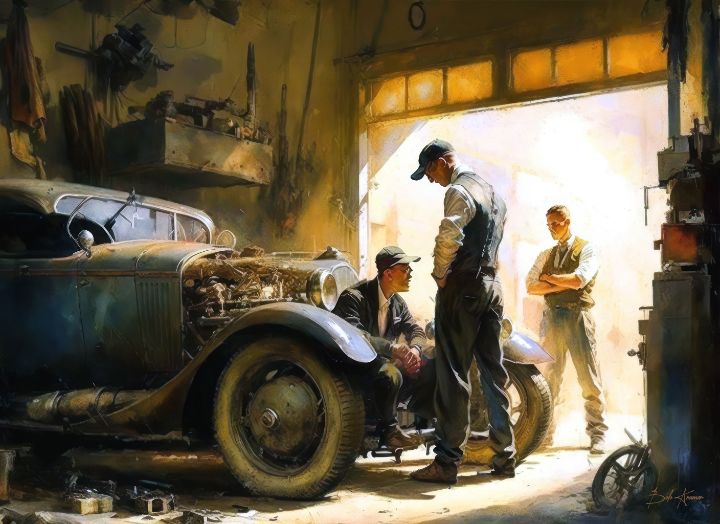Where To Start? - Art By Bob Kramer - Digital Art & AI, Vehicles ...