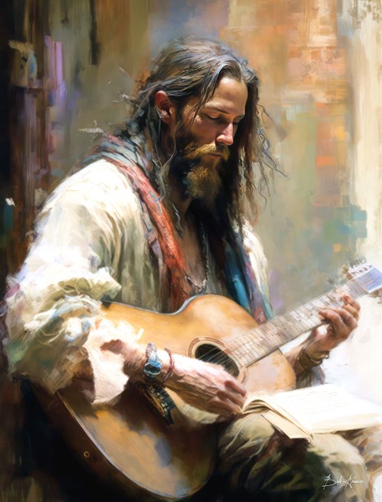 Melodies of Grace - Art By Bob Kramer - Digital Art & AI, People ...
